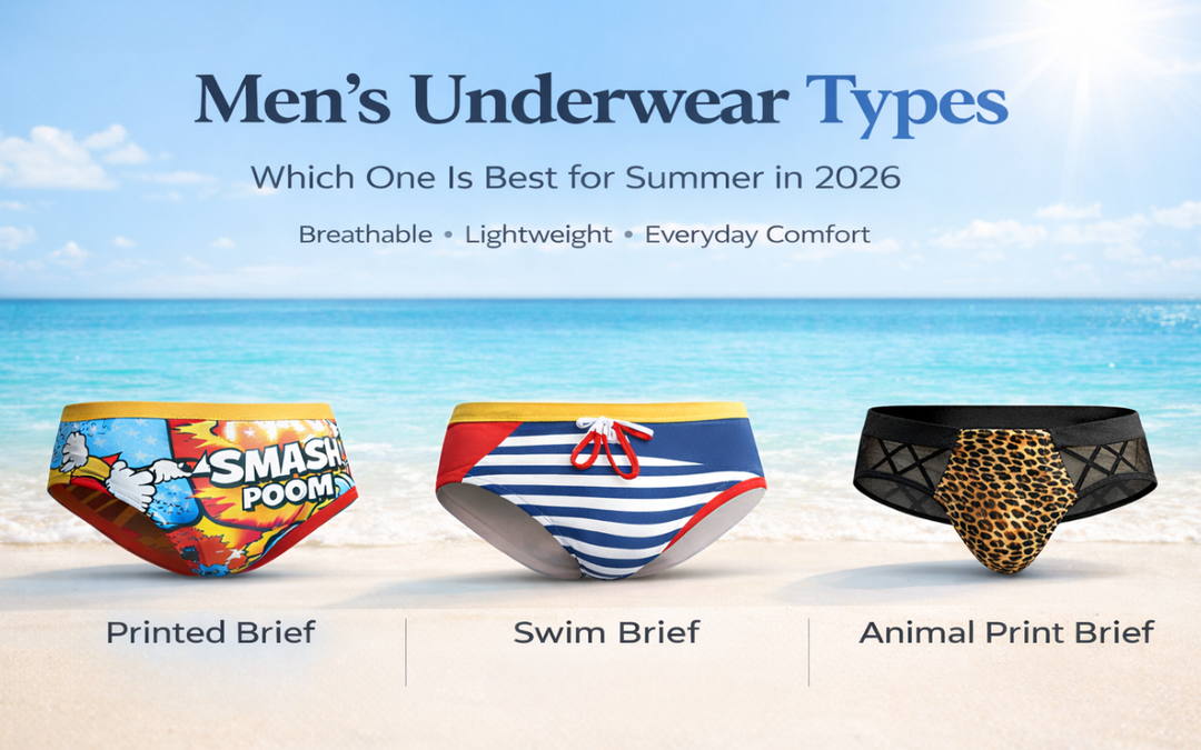 Men’s Underwear Types for Summer 2026 - Panteazy Guide